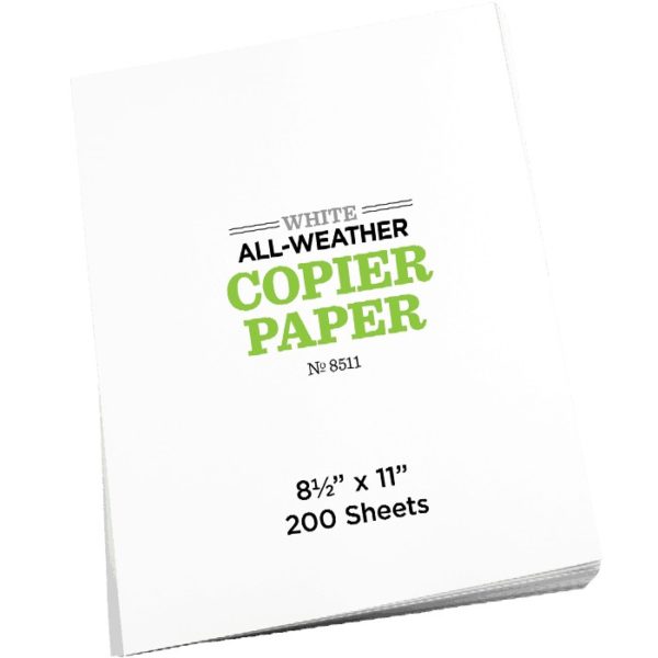 Rite In The Rain, All-Weather Copier Paper, 8-1/2" x 11" (RR8511)
